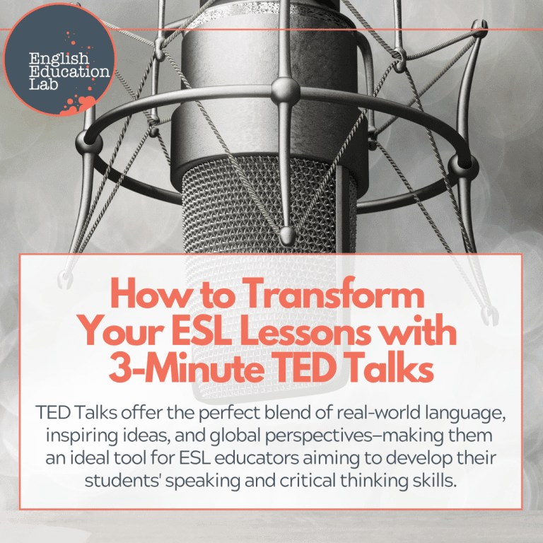 Transform your ESL lessons with TED Talks: Powerful teaching resources ...