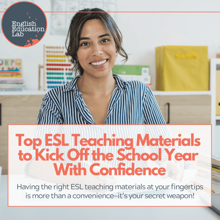 Top ESL teaching materials to kick off the school year